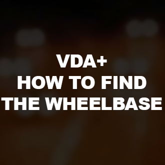 VDA+ How to Find the Wheel Base - Volvo Development Guide
